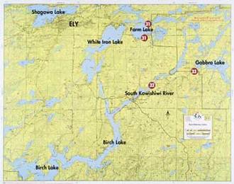 Fisher Maps F03 Birch | Boundary Waters Catalog