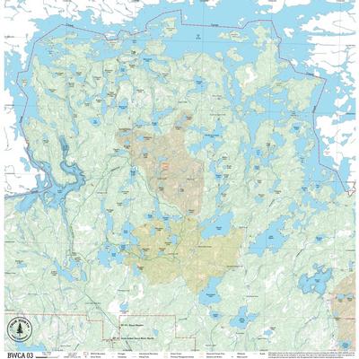 Cloth Map 03 By True North Maps | Boundary Waters Catalog