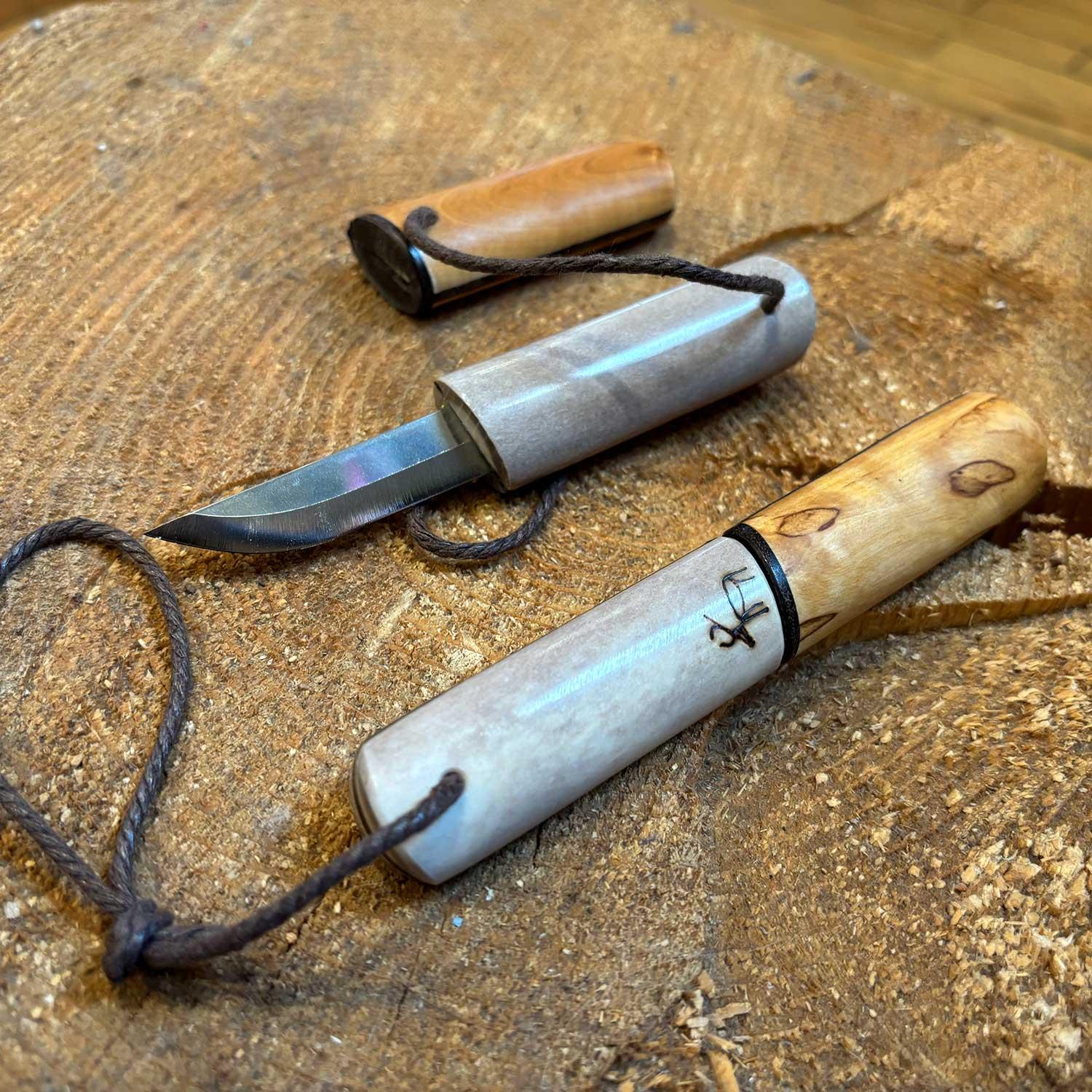 Birch Bone Pocket Knife By Kellam | Boundary Waters Catalog